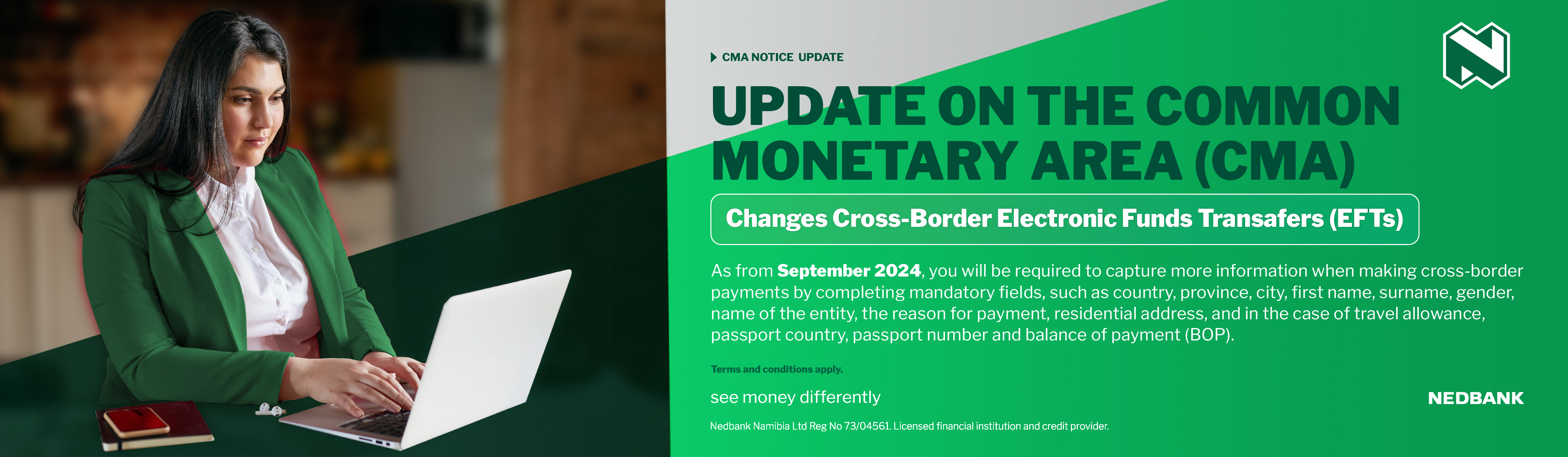 Common Monetary Area cross-border payment changes